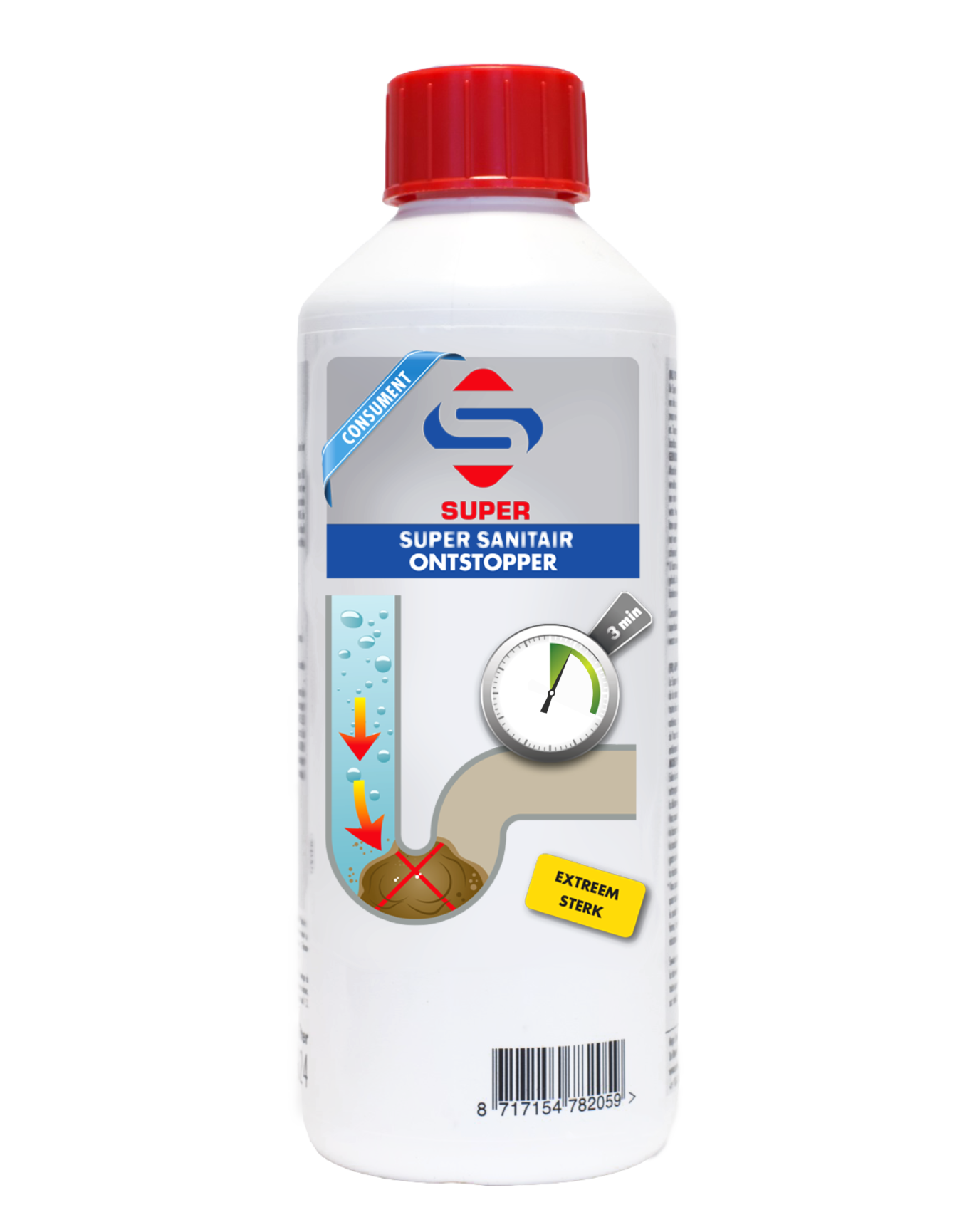 SUPER Sanitair Ontstopper 500ML | SuperCleaners